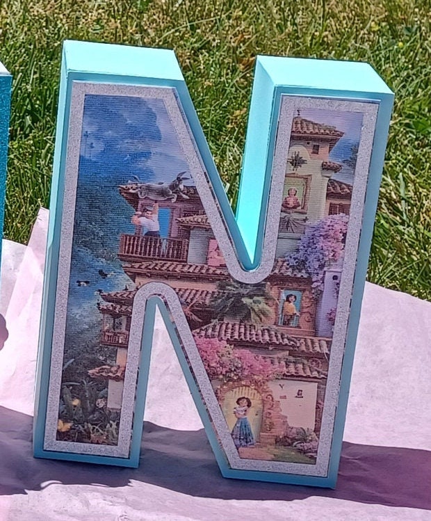 8in 3D Letters, Cardstock 3D Name, 3D Letter for Decor, 3d Letter for ...