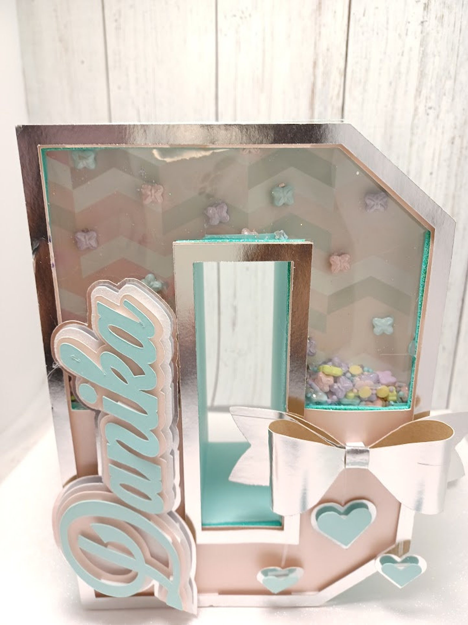 8in 3D Letter, Shaker 3D Letter, Customized 3D Letter, Initial 3D ...