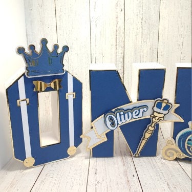 8in 3D Letter Number ONE 3D Letter Party Decor Room Decor - Etsy