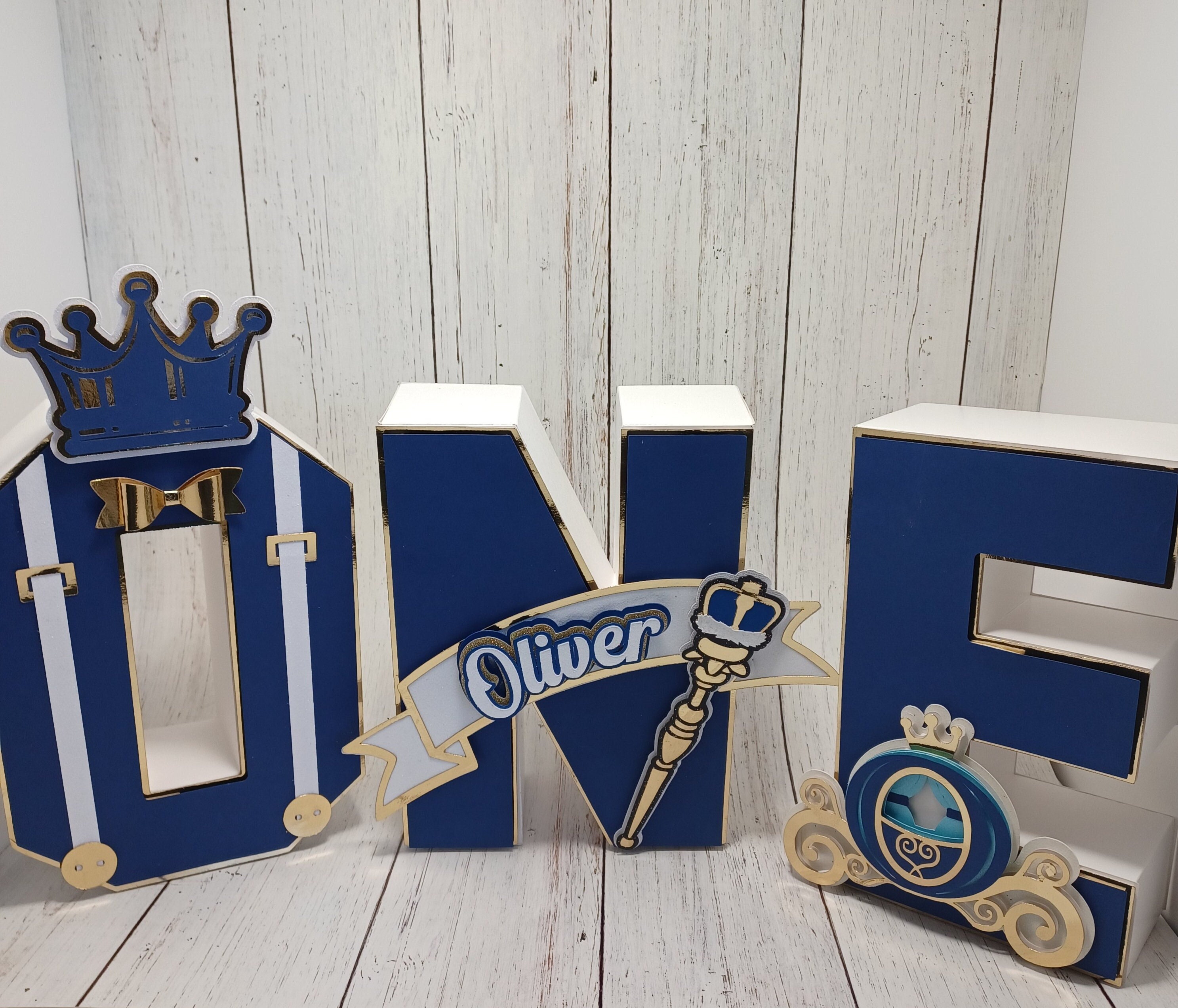 8in 3D Letter Number ONE 3D Letter Party Decor Room Decor - Etsy