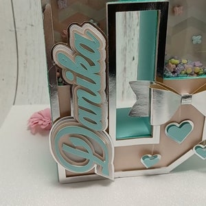 8in 3D Letter, Shaker 3D Letter, Customized 3D Letter, Initial 3D ...