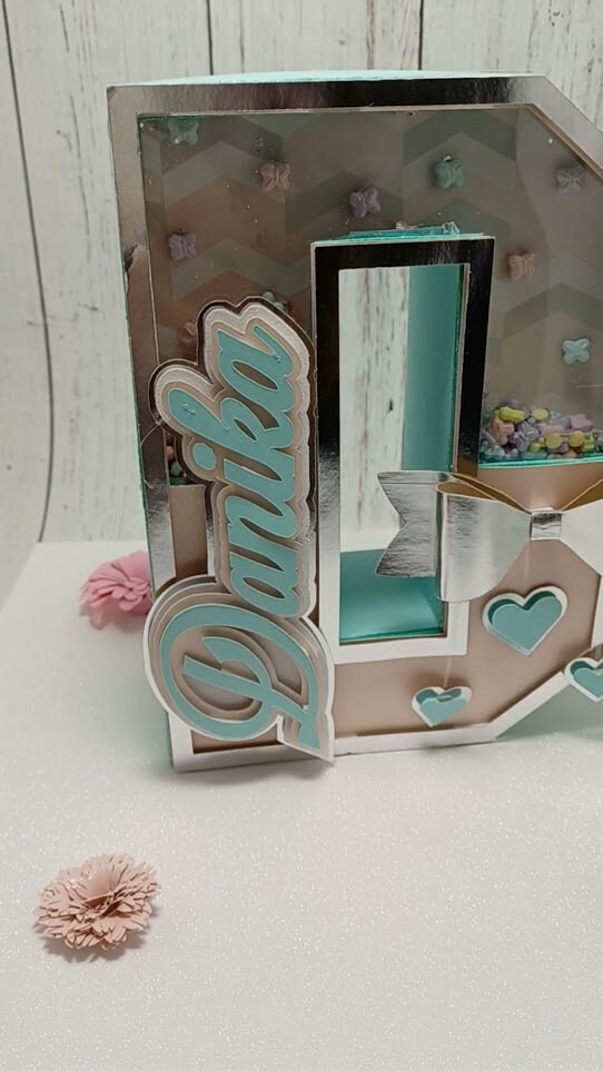 8in 3D Letter, Shaker 3D Letter, Customized 3D Letter, Initial 3D ...
