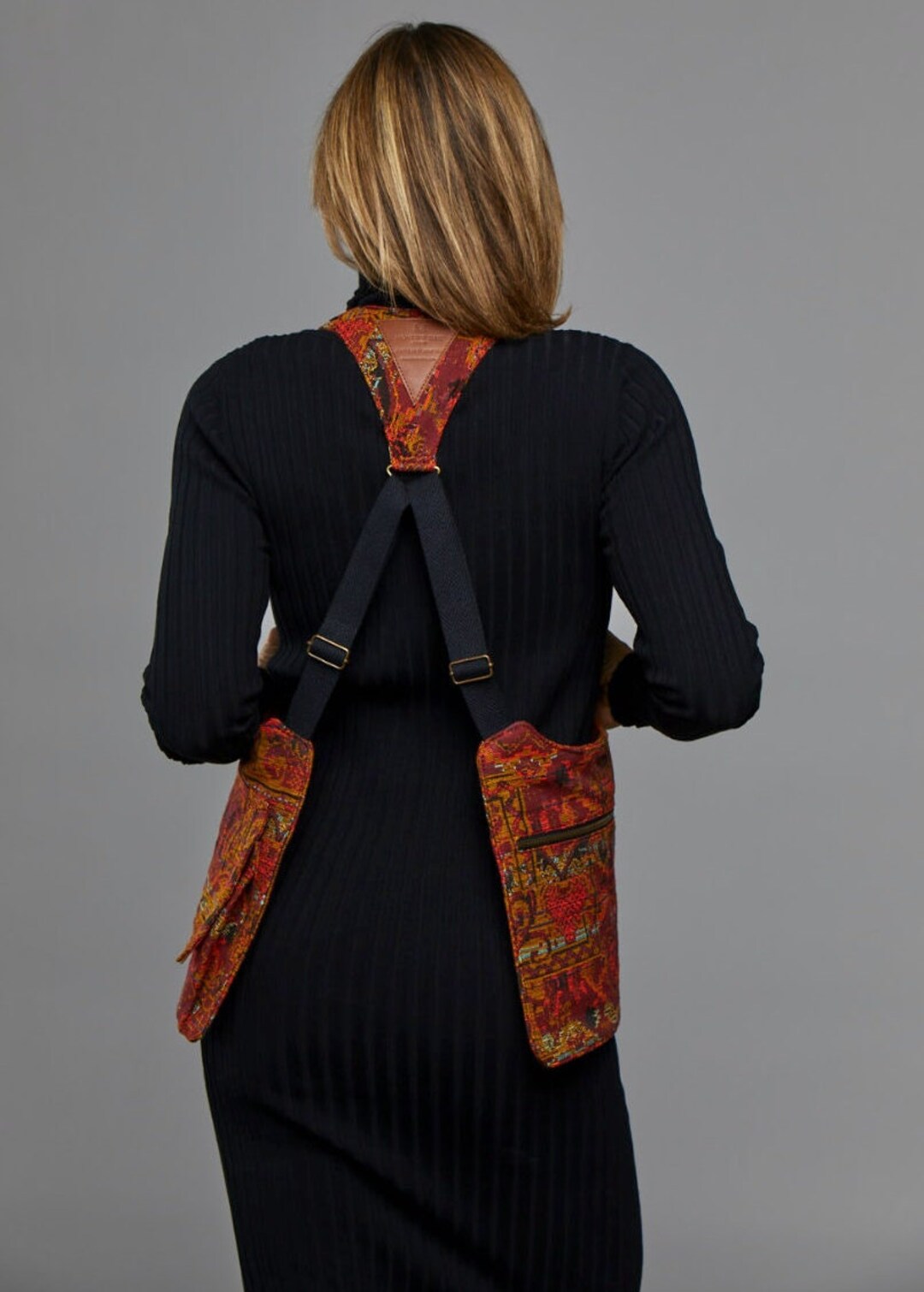 Holsterbag Brown, Vest Holster Double Sided Bag , Multi-pocket Vest ...
