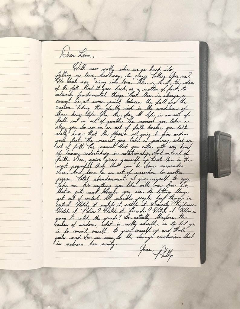 Custom, Cursive Hand Writing - Etsy