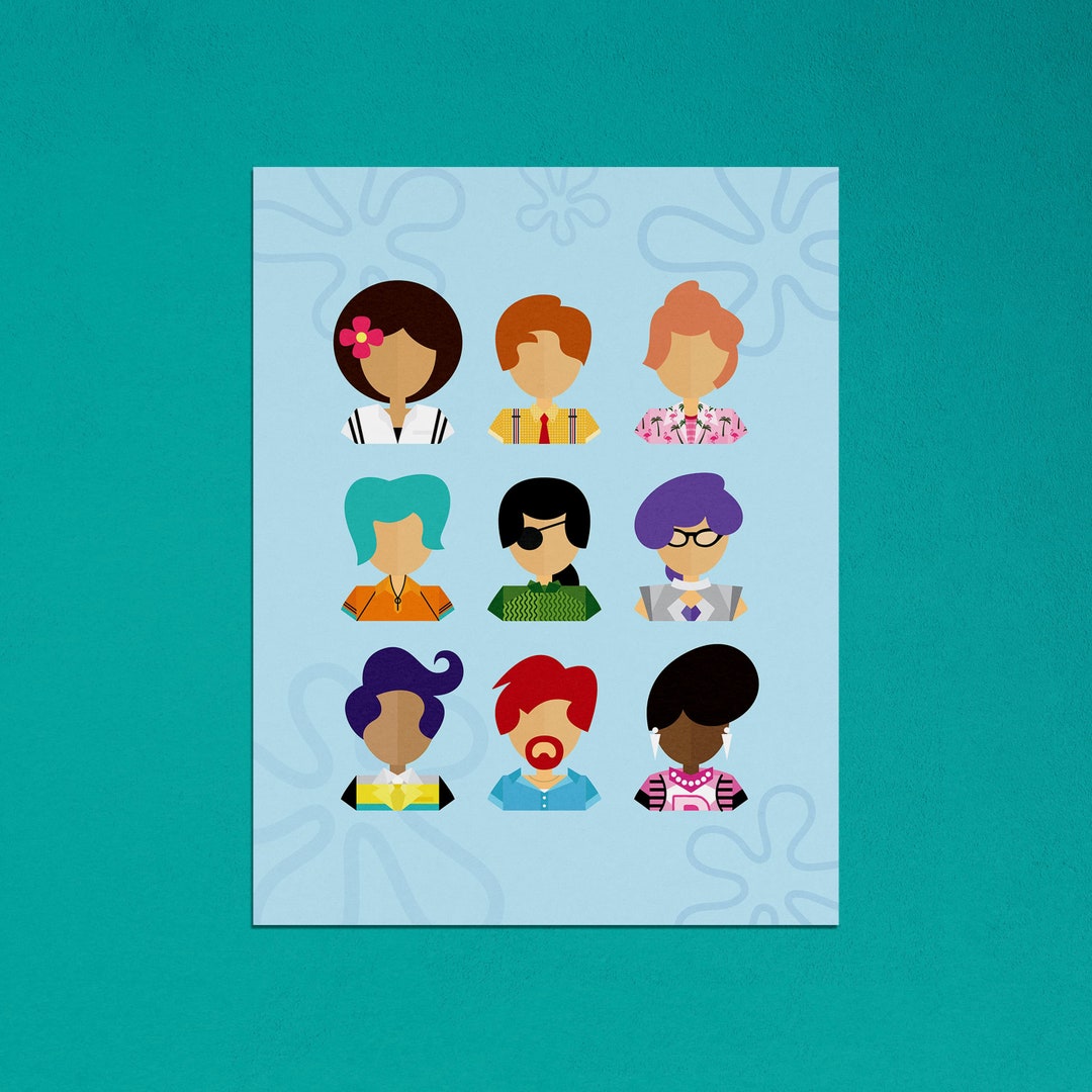 Spongebob Squarepants - Art Print - Etsy