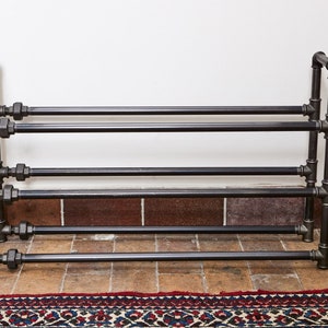 Shoe Rack Industrial Black Shoe Rack Tube Water Pipe Shoe Rack ...