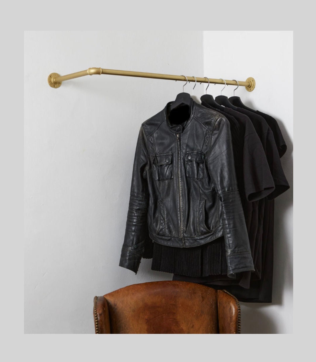 Corner Clothes Rail Gold jules Liquid Sunshine Corner Wardrobe Corner ...