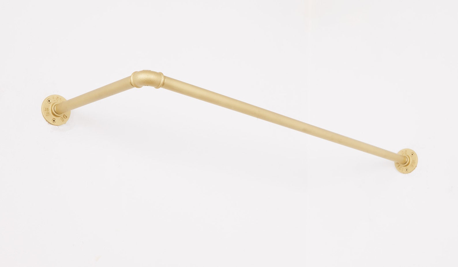 Corner dress pole in GOLD Corner wardrobe Clothes Rail | Etsy