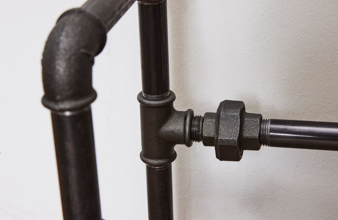 Shoe Rack Industrial Shoe Bench Black Shoe Rack Pipe - Etsy UK