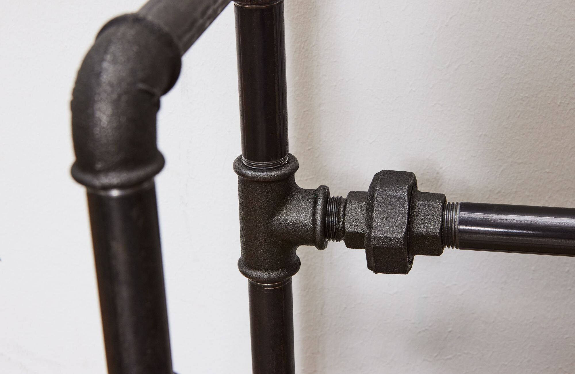 Shoe Rack Industrial Shoe Bench Black Shoe Rack Pipe - Etsy UK