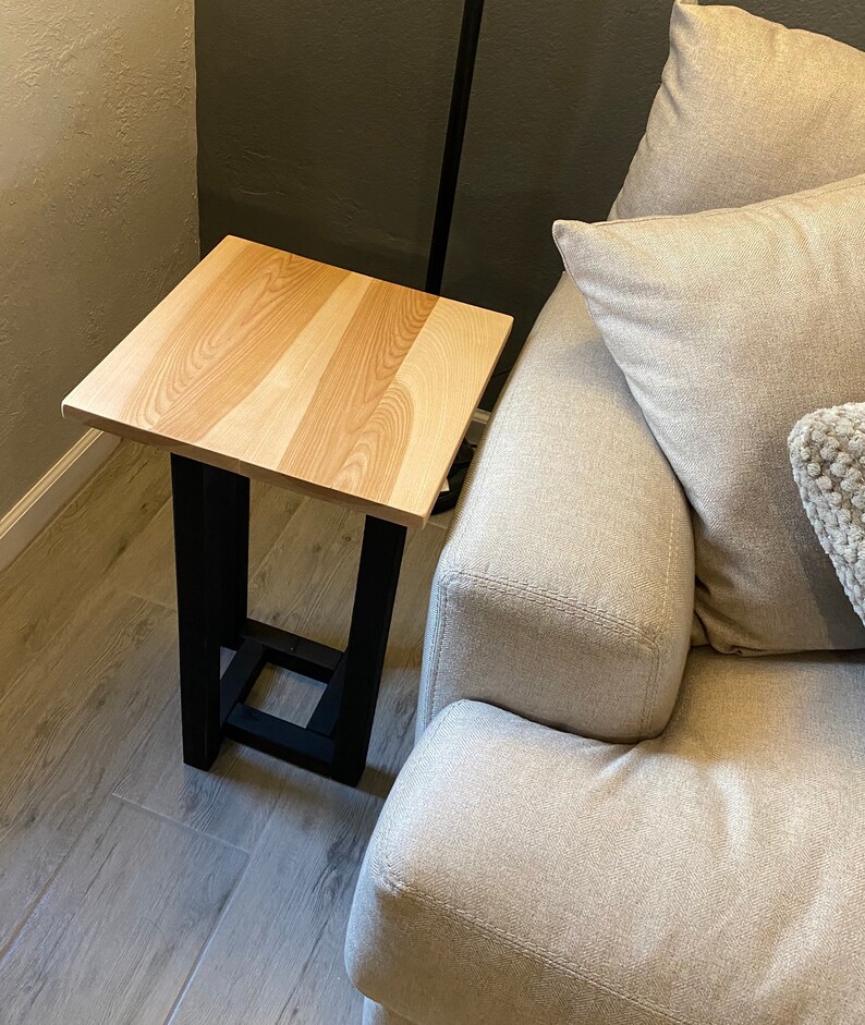 Birch Wood End Table - Etsy