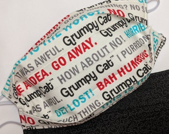 Grumpy Cat Mask - Etsy