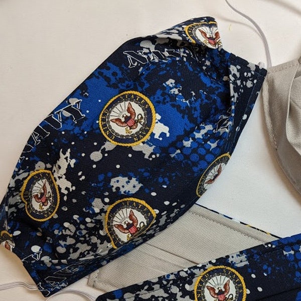 Face Mask With Filter Pocket - Etsy