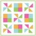 Windy 4-patch Quilt Pattern, Beginner Friendly Baby Quilt (PDF Pattern ...