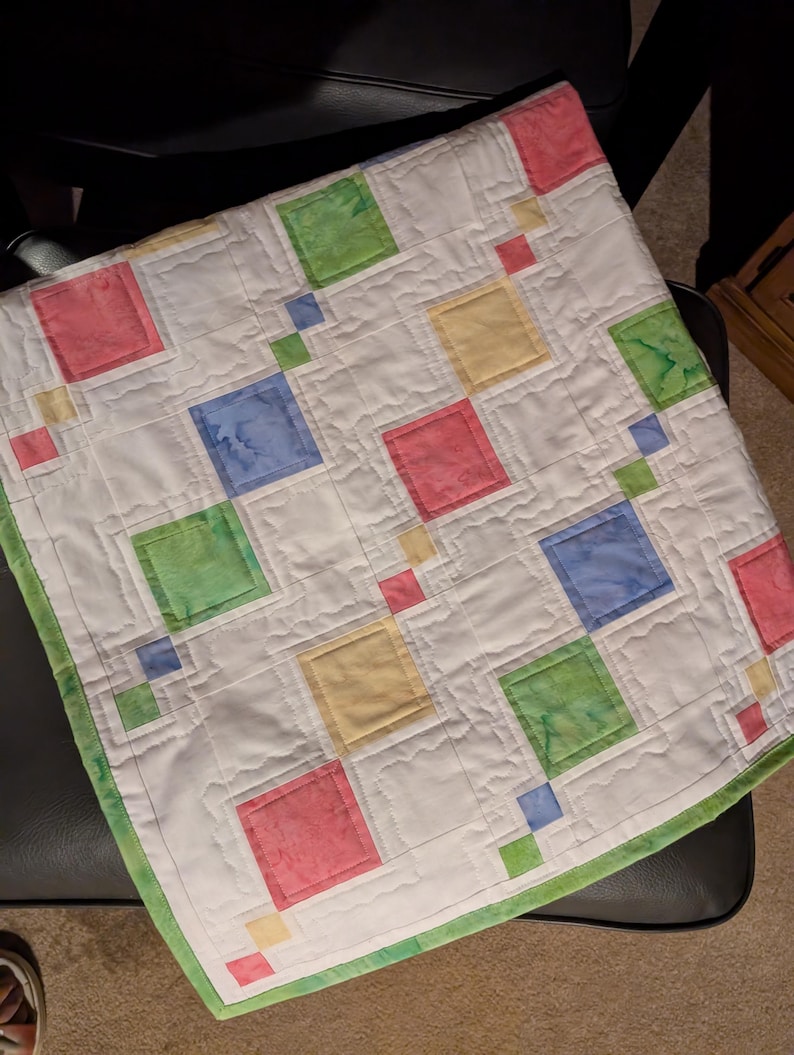 PATTERN Only - Simply Sweet Baby Quilt, 43” X 43”, Tummy Time Play Mat ...