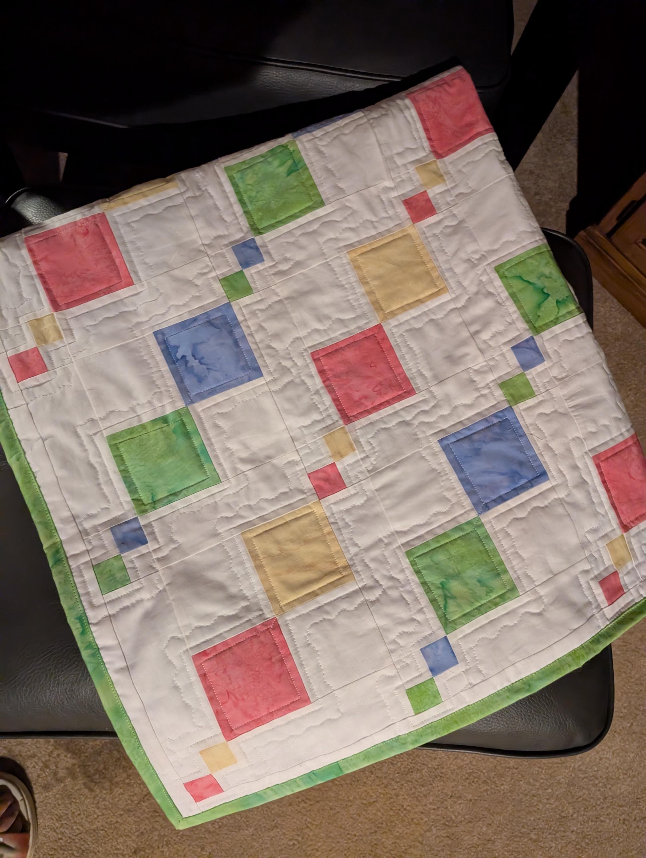 PATTERN Only - Simply Sweet Baby Quilt, 43” X 43”, Tummy Time Play Mat ...