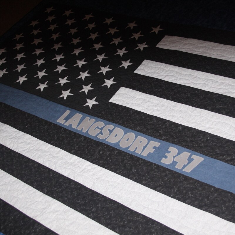 Police Officer Quilt - Etsy