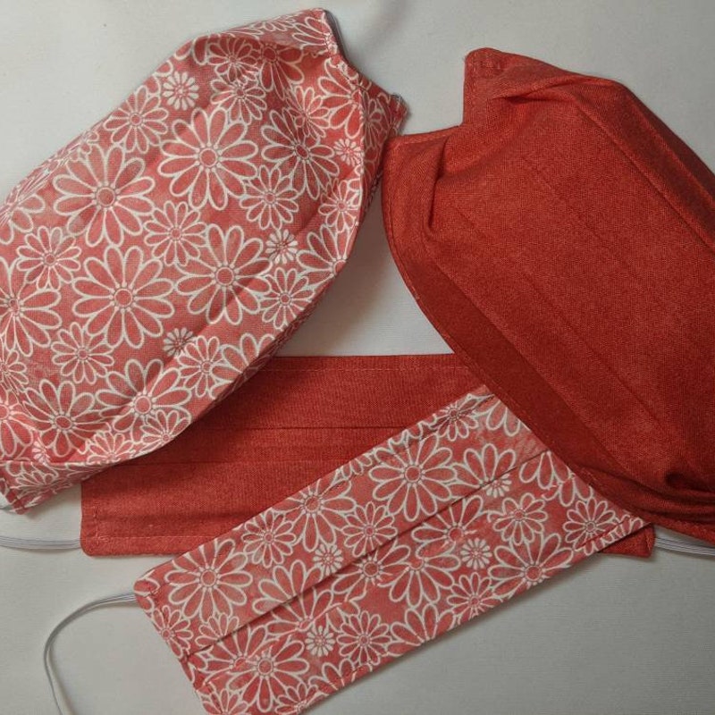 Coral Face Mask - Etsy