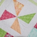 Windy 4-patch Digital Quilt Pattern, Beginner Friendly, Easy Baby Quilt ...