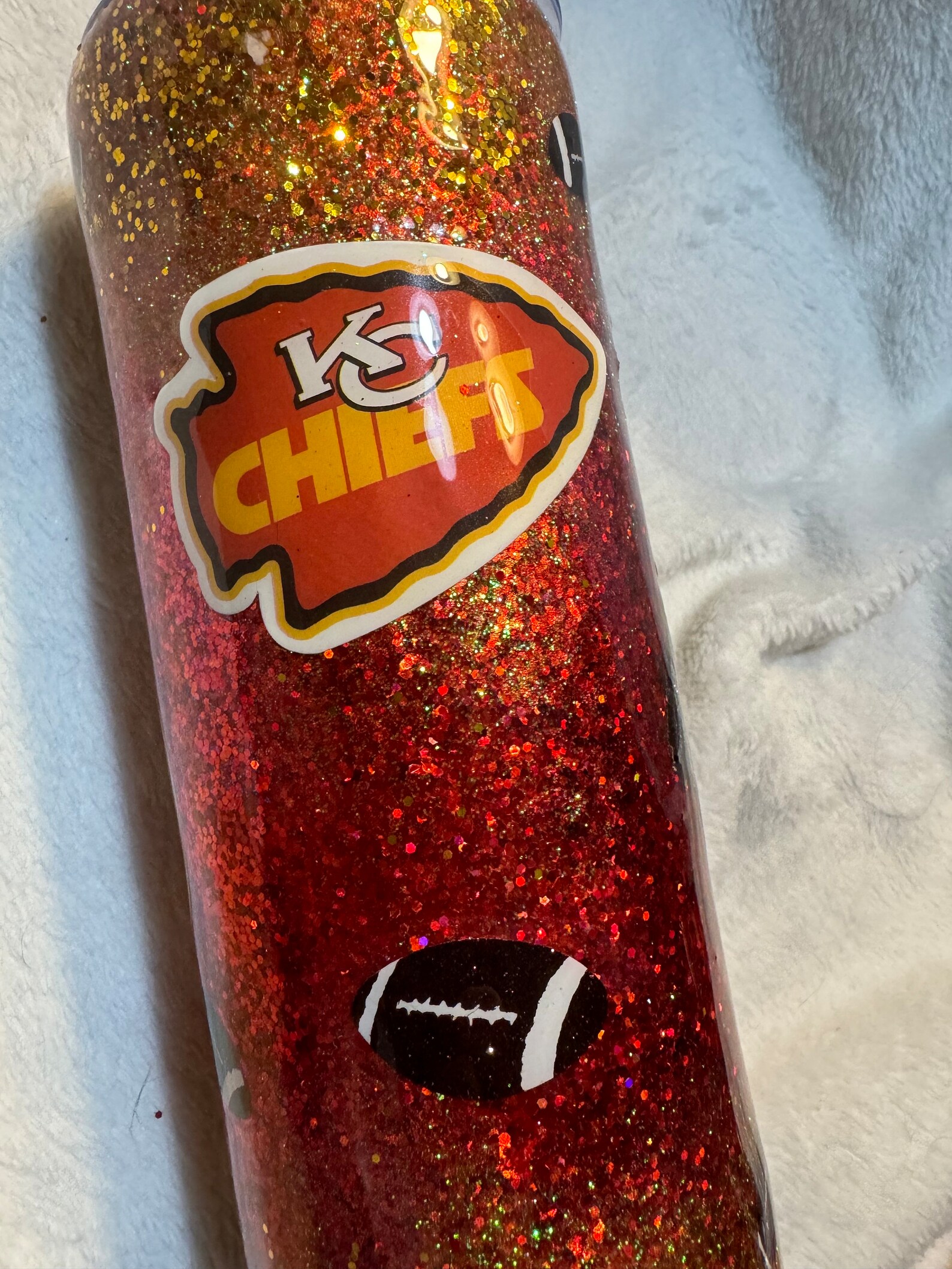 KC CHIEFS Epoxy 20oz Tumblers - Etsy