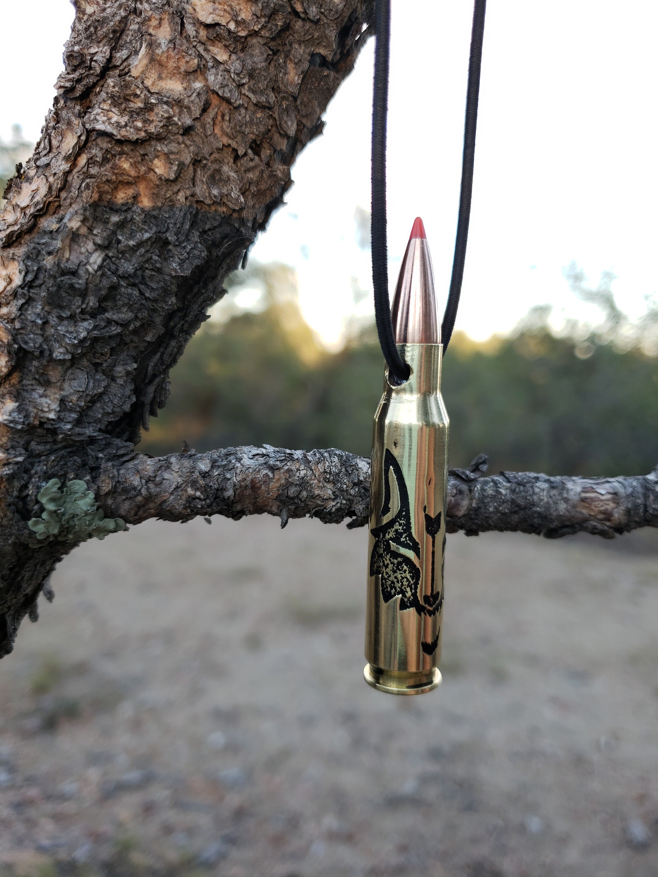 Hand Etched Wolf Bullet Air Freshener - Etsy