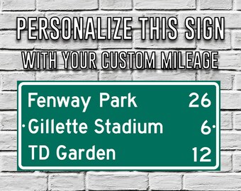 Mileage signs | Etsy