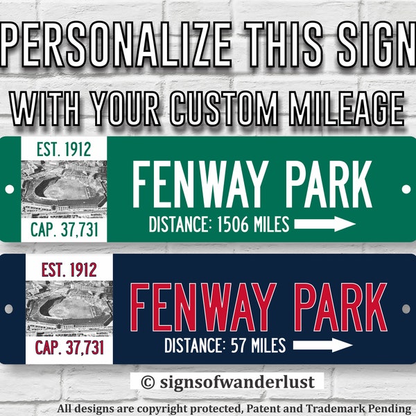 Fenway Sign - Etsy