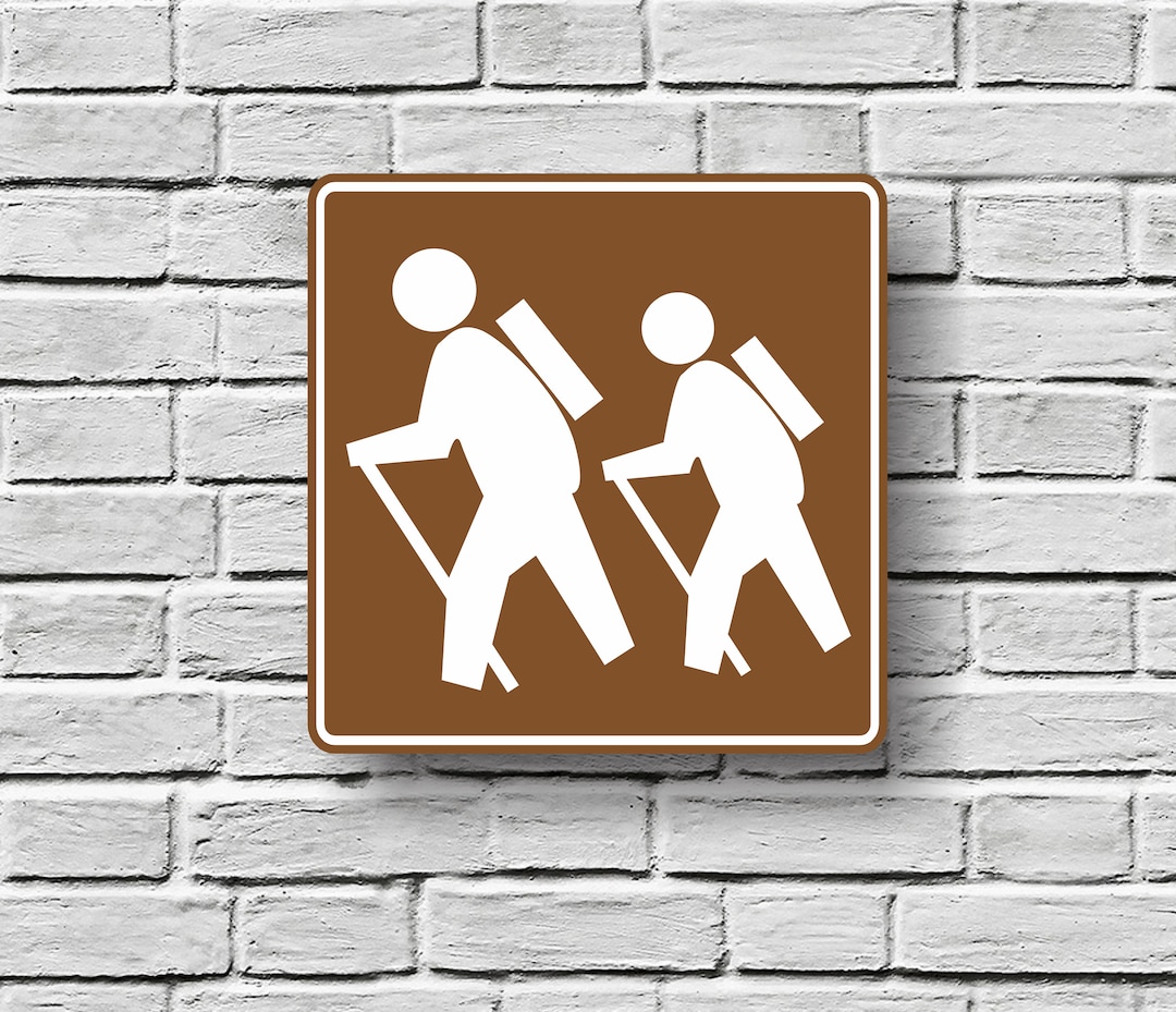 Hiking Trail Metal Highway Sign | Trail Marker | Park Sign - Etsy
