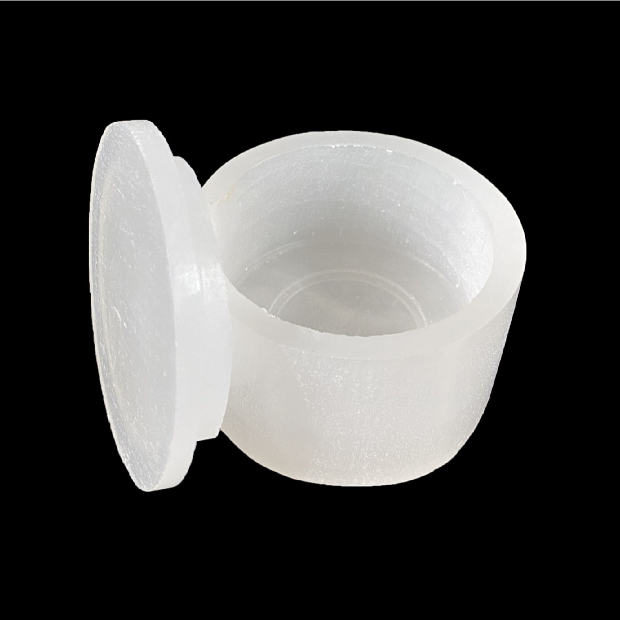 Round Selenite Box Selenite Jar Selenite Crystal Storage - Etsy