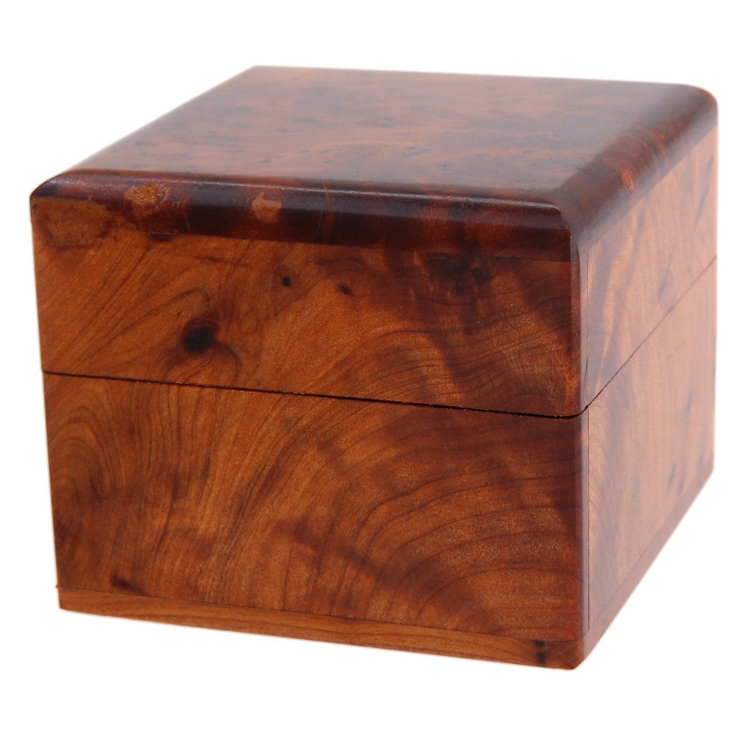 Thuya Wooden Medium Square Box - Etsy