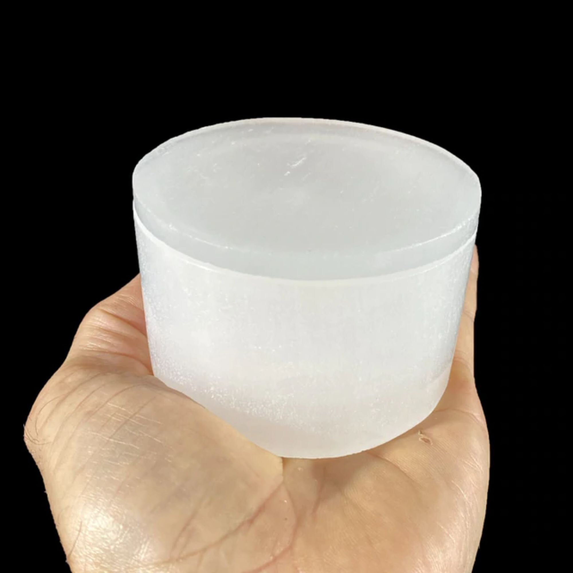 Round Selenite Box Selenite Jar Selenite Crystal Storage - Etsy