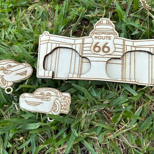 Cars Lightning Mcqueen Pixar Keychain Holder - Etsy