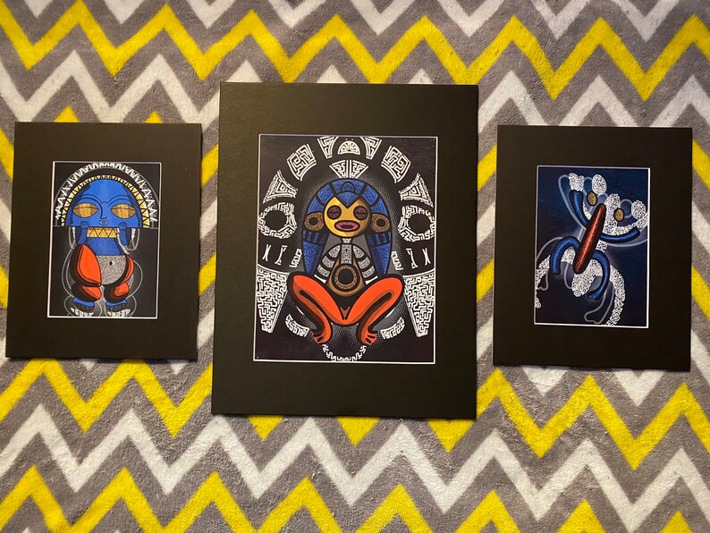 Goddess Atabey Puerto Rico Taino Art Art | Etsy