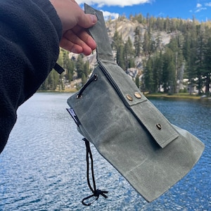 Artisan Forager Pouch™ | Folding Belt Pouch | Handmade Waxed Canvas ...