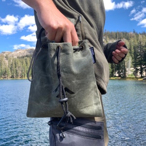 Artisan Forager Pouch™ | Folding Belt Pouch | Handmade Waxed Canvas ...