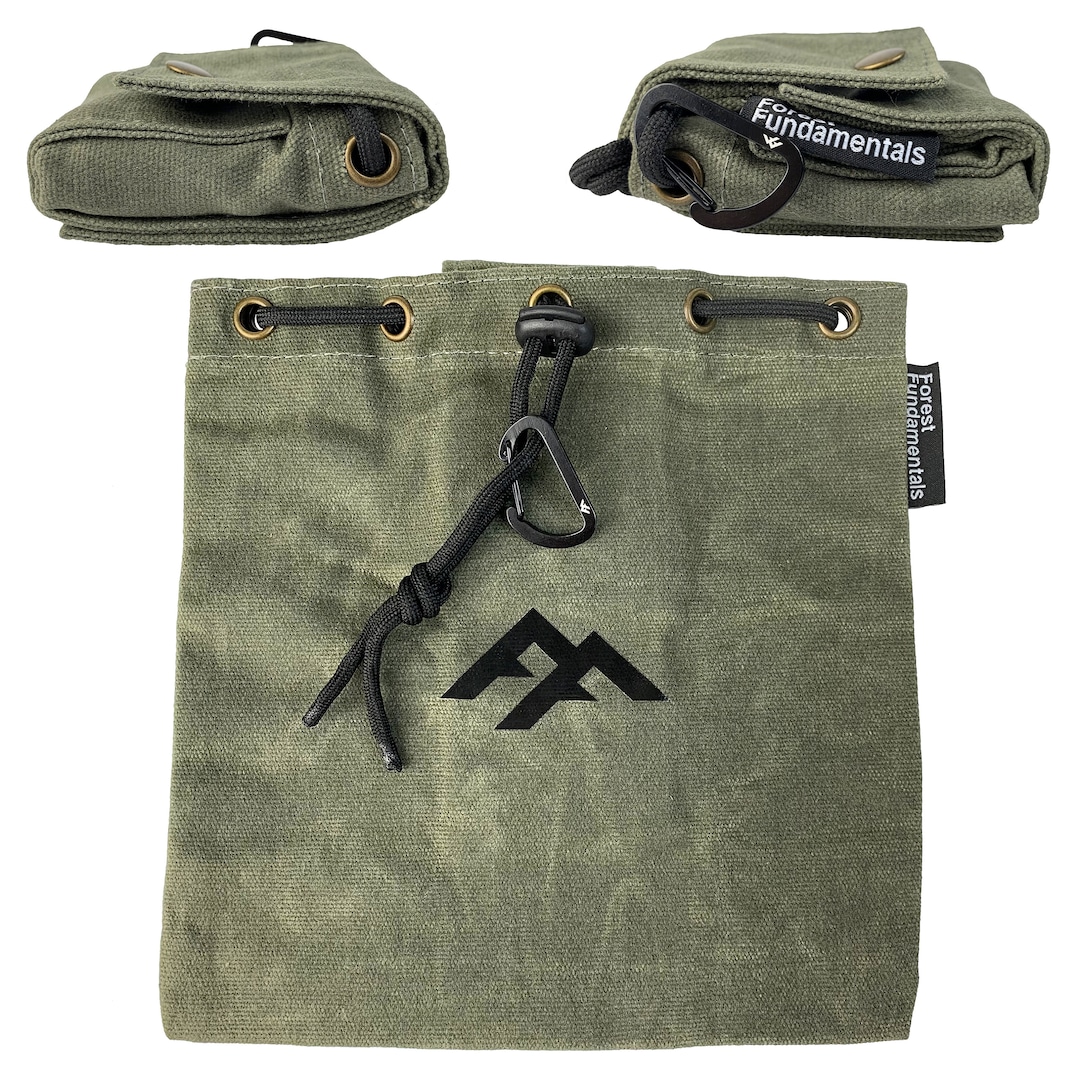 Artisan Forager Pouch™ | Folding Belt Pouch | Handmade Waxed Canvas ...