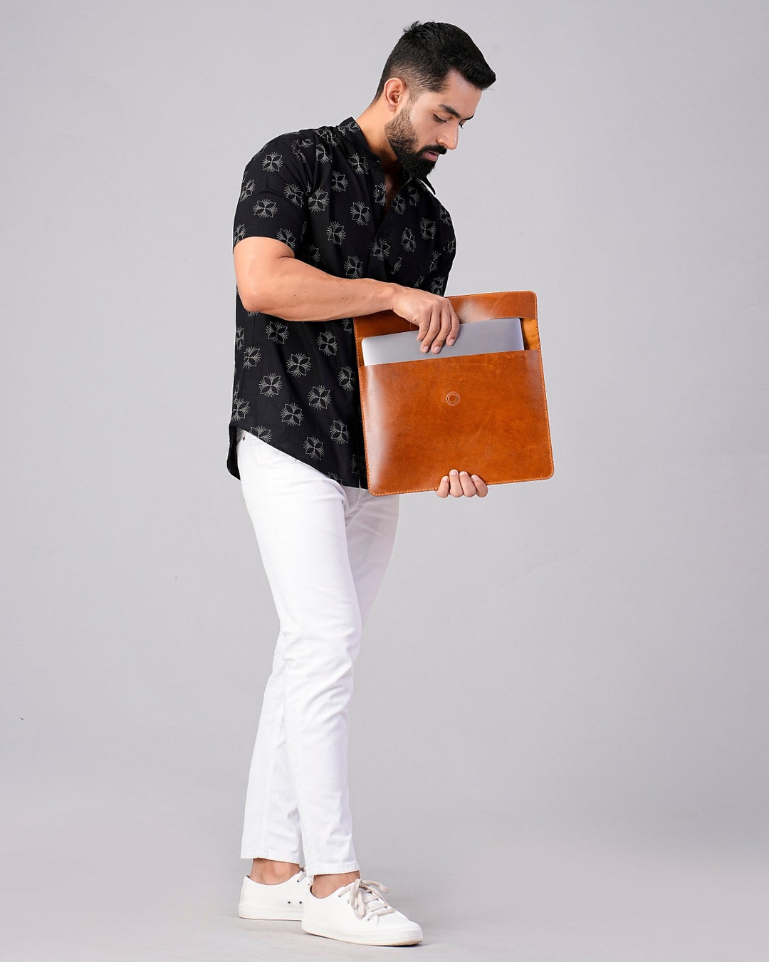 Personalized Leather MacBook Air and Pro Sleeve 13 & 14 Leather MacBook ...