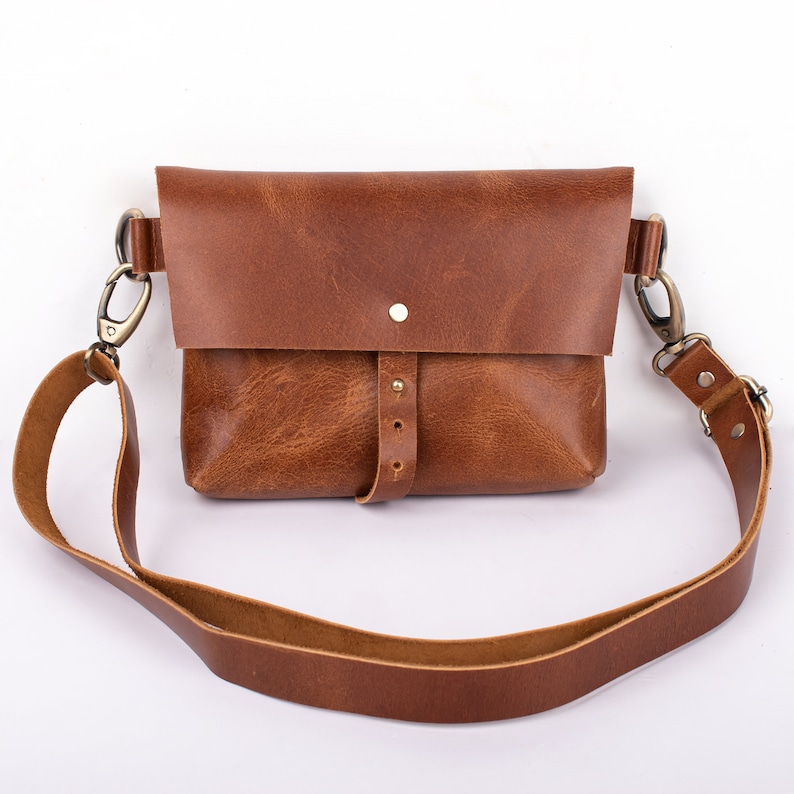 Leather Fanny Pack Bag Women Crossbody Sling Bag Hip Bag Belt Bag Bum ...