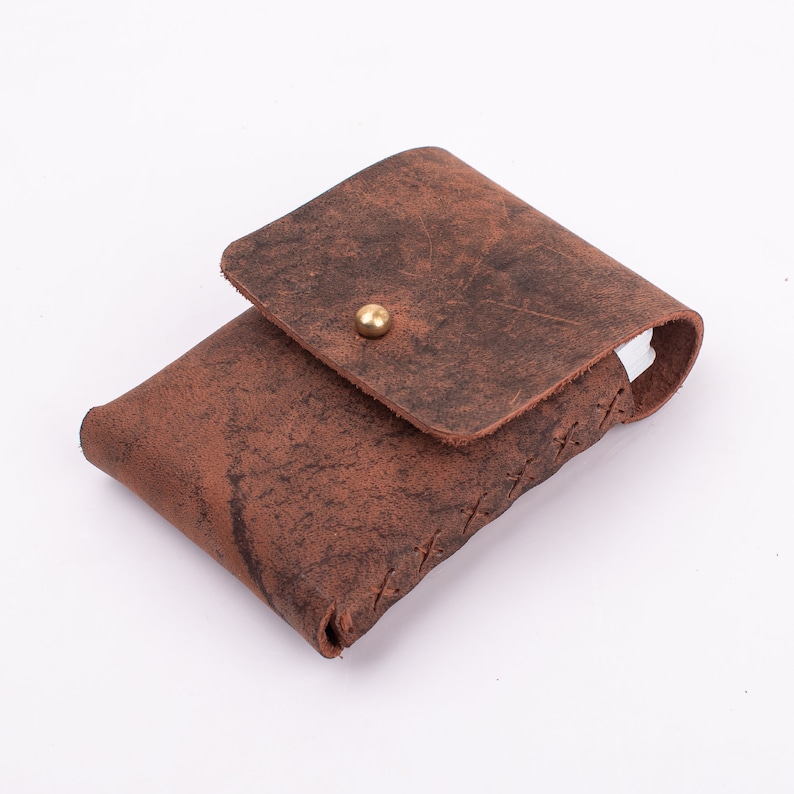 Personalized Leather Playing Card Holder Leather Playing Card Deck Case ...