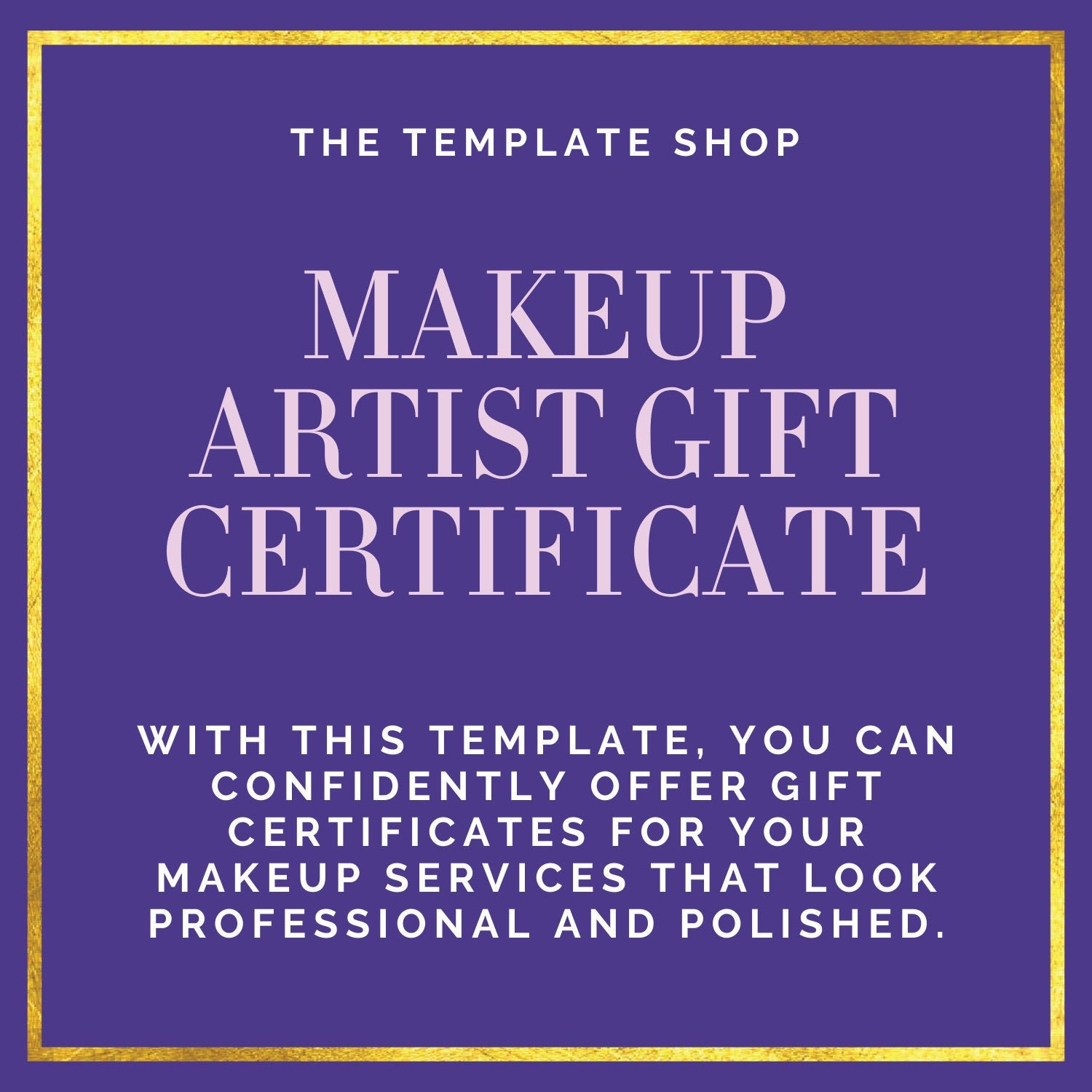 Gift Certificate Template For Makeup Artists MUA Templates Etsy Nederland Gift Certificate Template For Makeup Artists MUA Templates Etsy Nederland