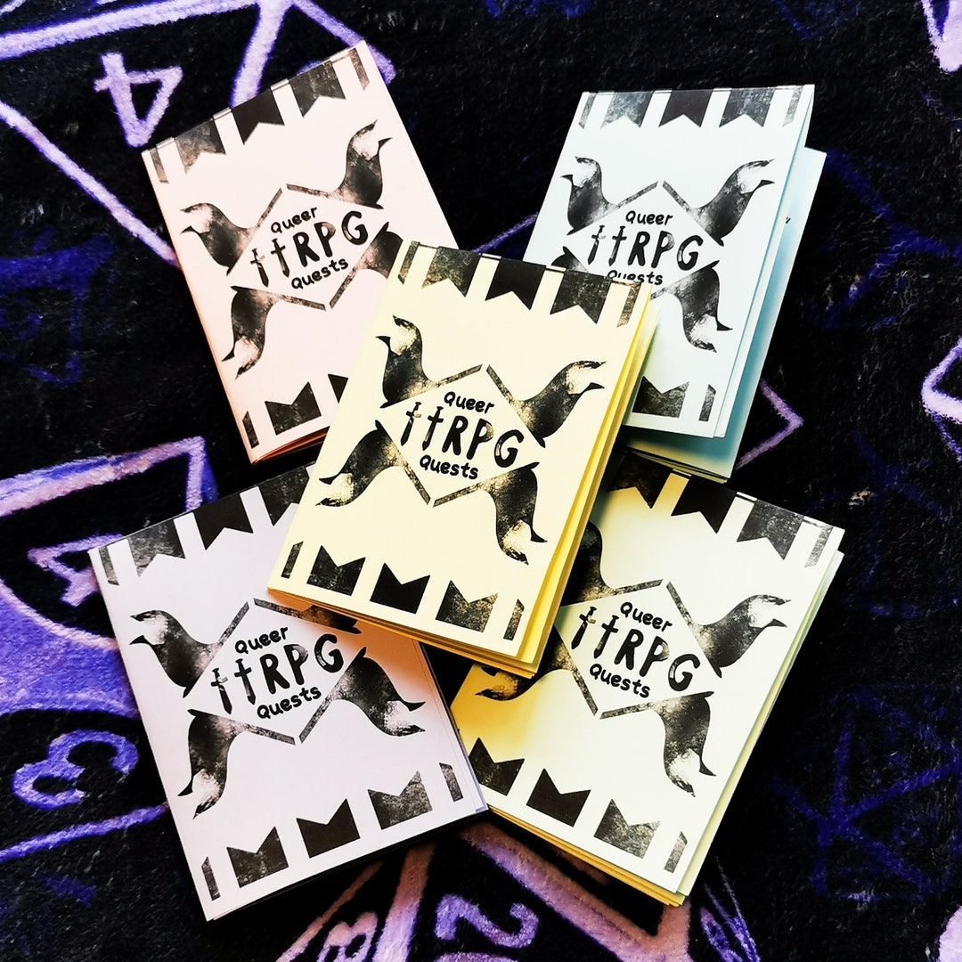 Queer TTRPG Quests Mini Zine - Etsy UK