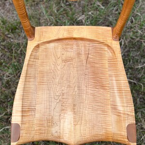 Figured Maple Sculpted Low Back Chair - Etsy