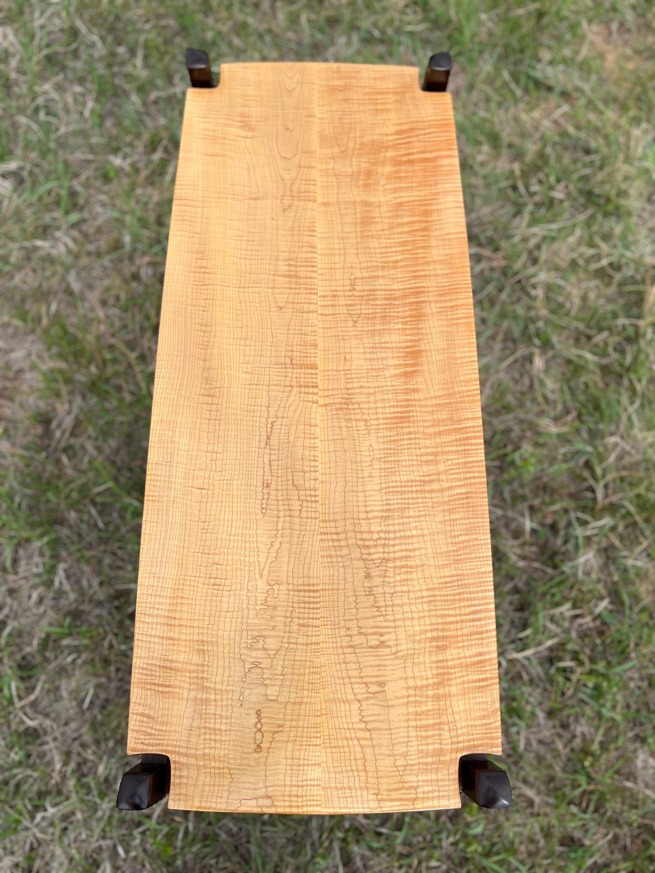 Walnut and Figured Maple Writing Desk - Etsy