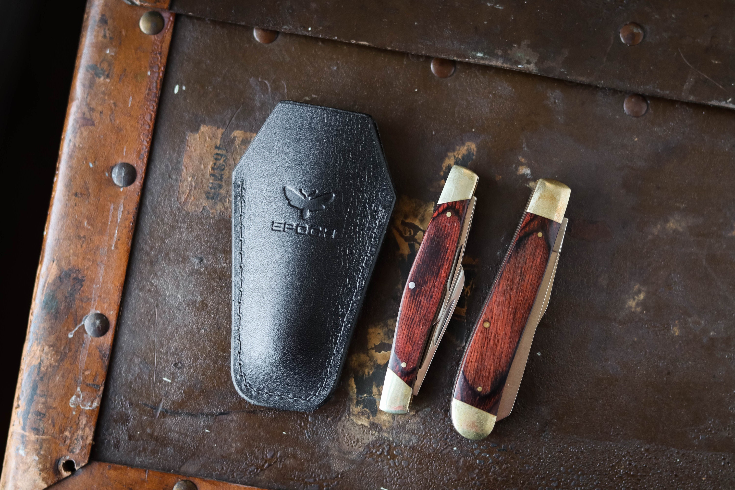 Leather Knife Case Pocket Knife Sheath Coffin Knife Case - Etsy