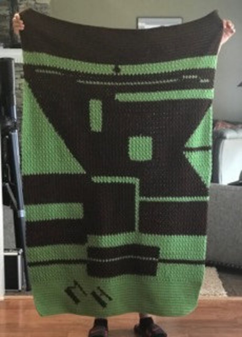 Large Crochet Blanket - Warm Thick and Cozy - Machine Washable - Made ...