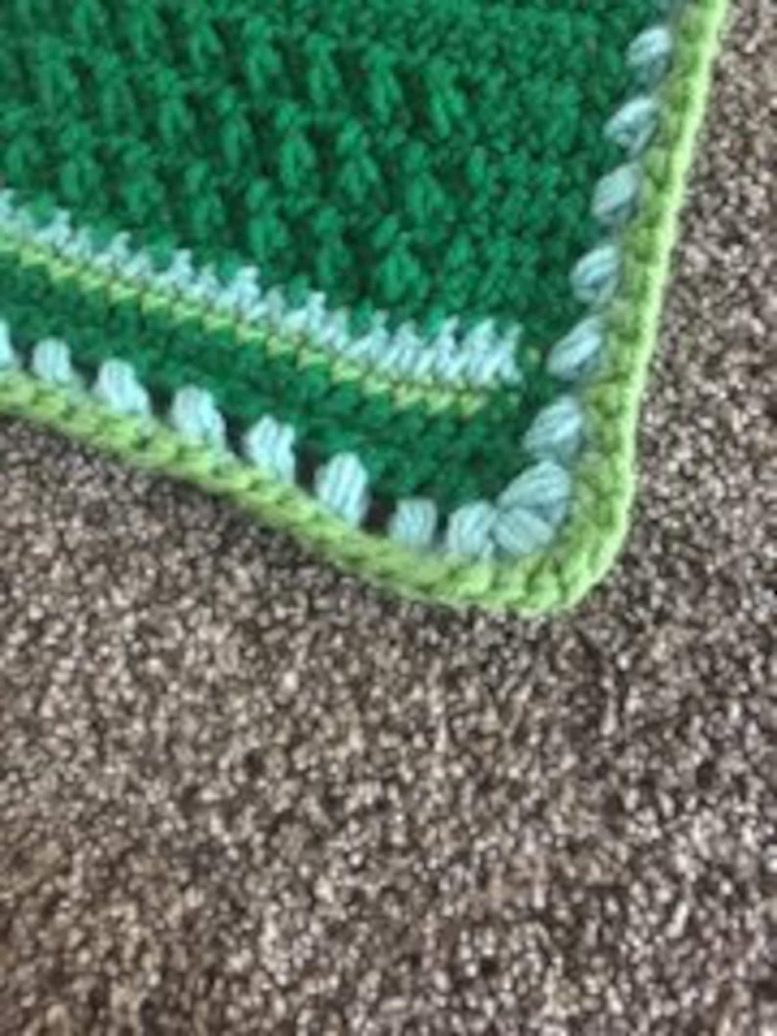 Large Crochet Blanket - Warm Thick and Cozy - Machine Washable - Made ...