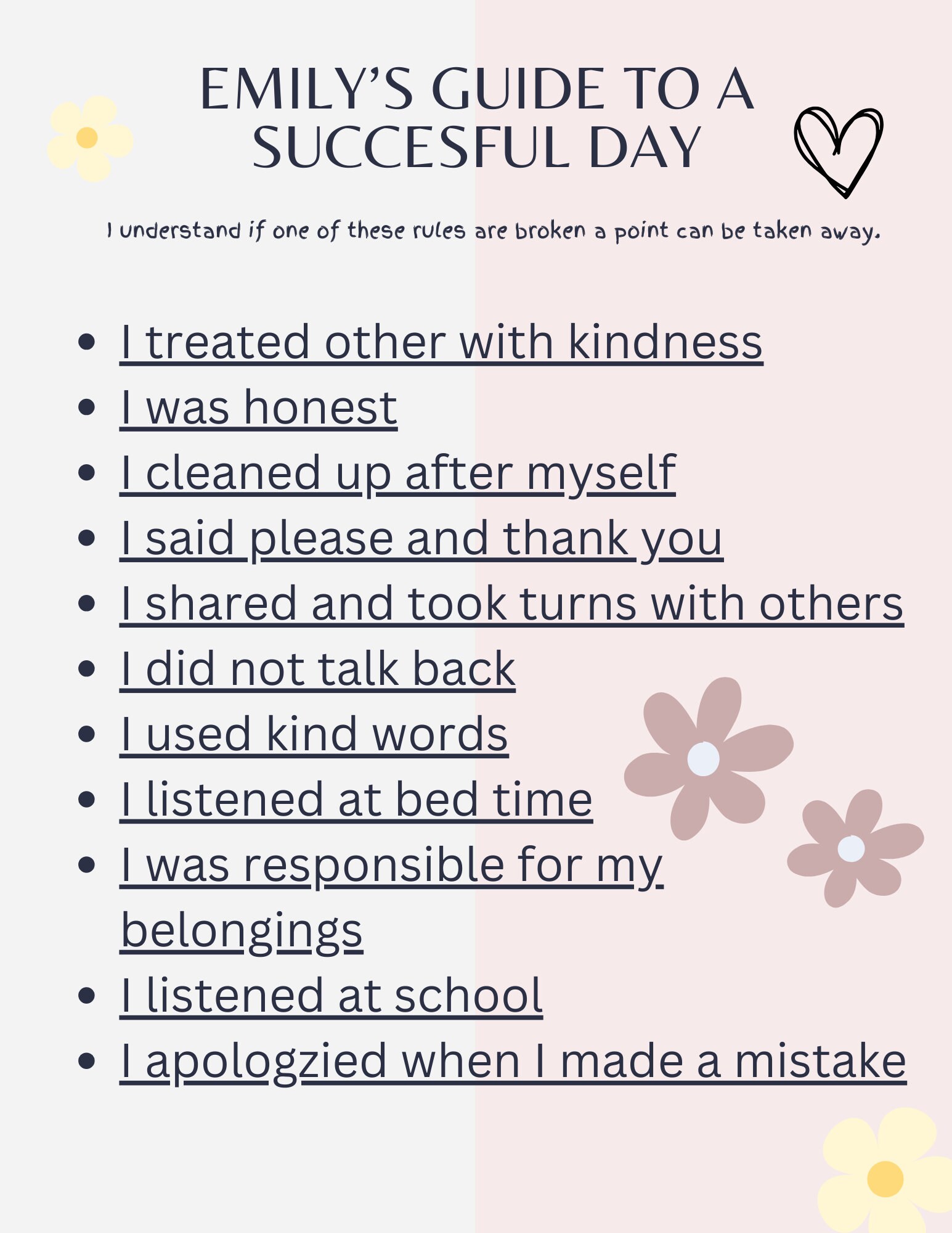 Weekly Kids Checklist BUNDLE!!!! Helps With Empowering Families ...