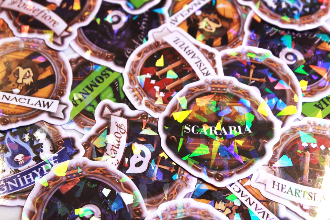 Holographic Twisted Wonderland Stickers | TWST - Etsy