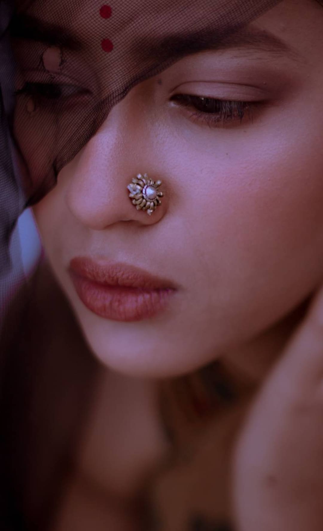 Banjara Nose Pin/u Shaped Nose Pin/handmade Nose Pin/925 Sterling ...