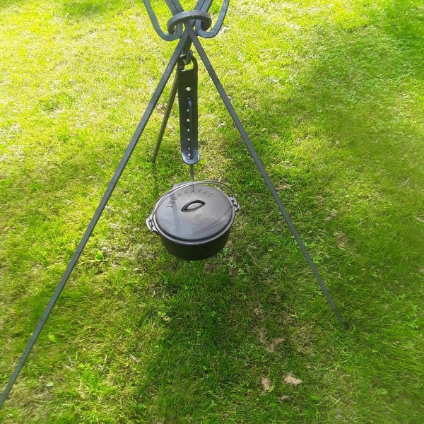 Wrought Iron Campfire Tripod - Etsy